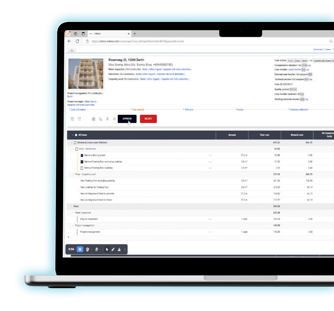 Building Claims - For insurance companies - In4mo